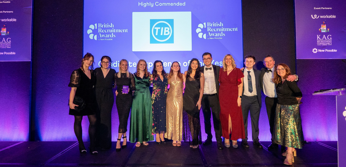 TIB Services Highly Commended at the British Recruitment Awards 2025